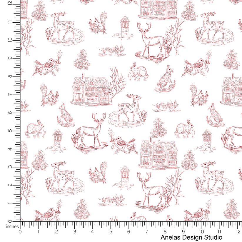 Winter Wonderland Toile- Anelas Design Studio – Natural Roots